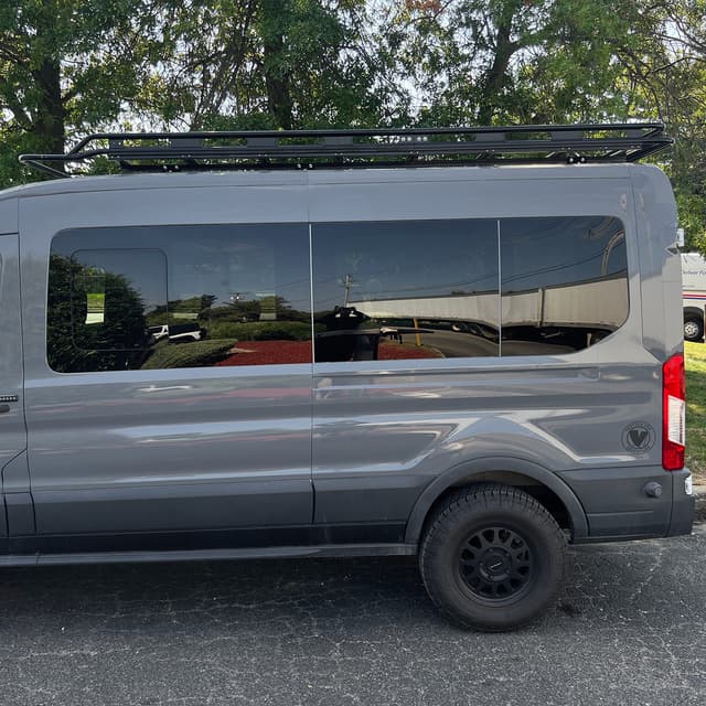 Vantech H2.1 ED Aluminum Ford Transit Cargo Rack System