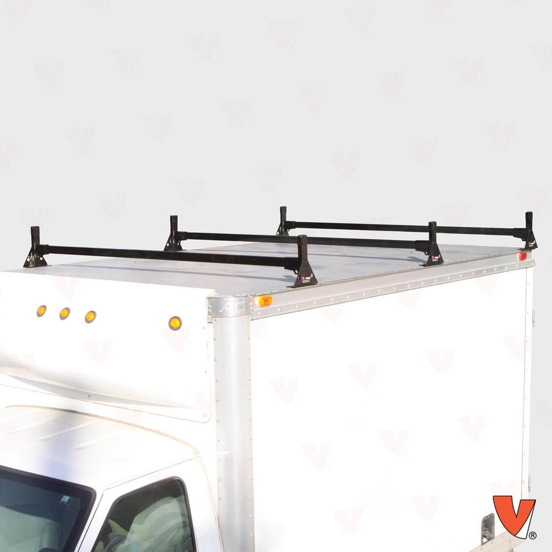 Vantech H1 Box Truck Steel Rack System - Top Mount